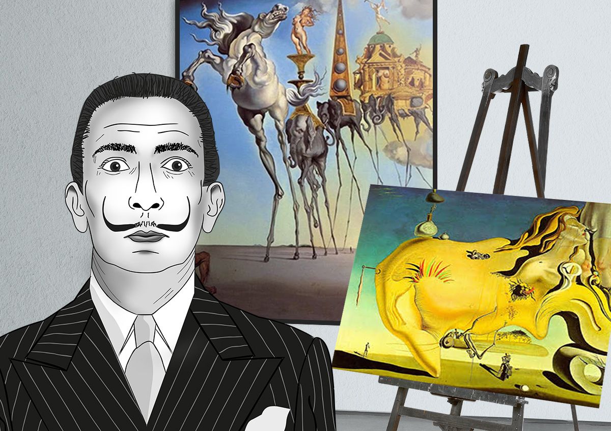 Lukisan Khas Salvador Dali - Visual Vibes